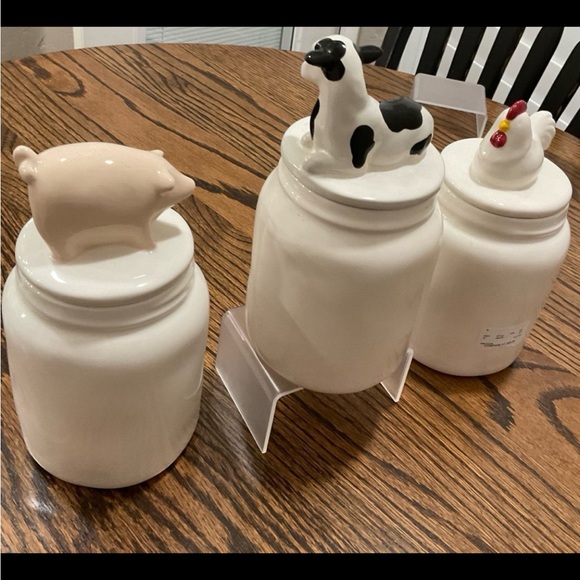 Rae Dunn | Kitchen | Rae Dunn Farmline Canister Farm Life Farm Fresh ...